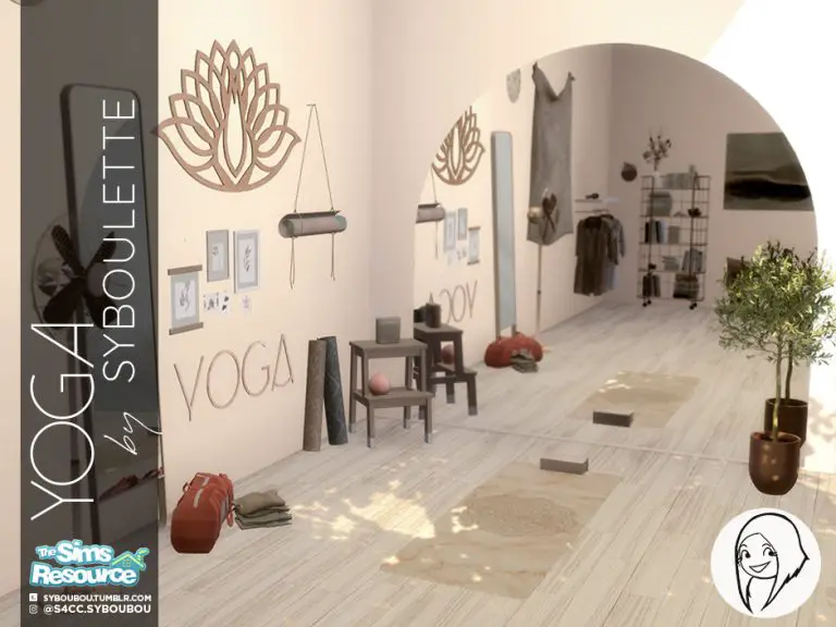 Yoga Set - Syboulette Custom Content for The Sims 4
