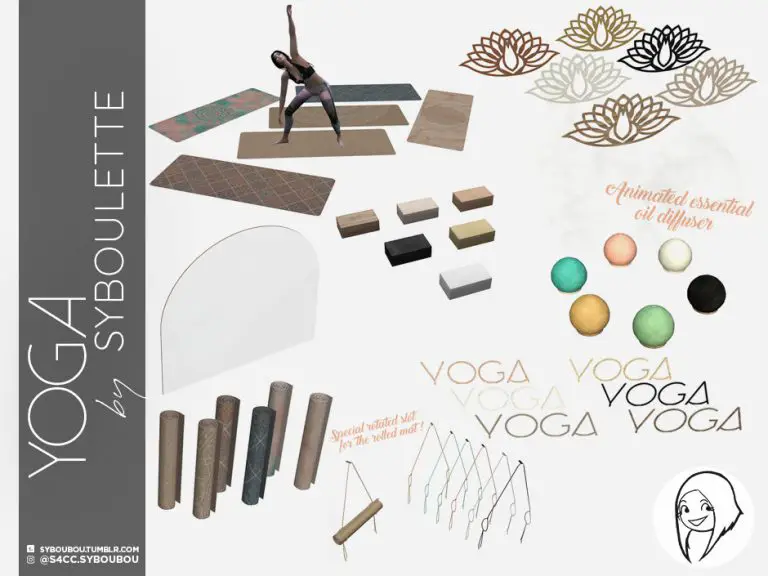 Yoga Set - Syboulette Custom Content for The Sims 4