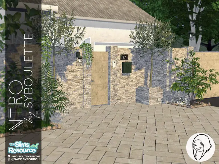 Intro outdoor set - Syboulette Custom Content for The Sims 4