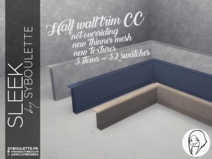 Sleek trim cc sims 4 - Syboulette Custom Content for The Sims 4