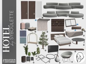 Hotel cc sims 4 - Syboulette Custom Content for The Sims 4