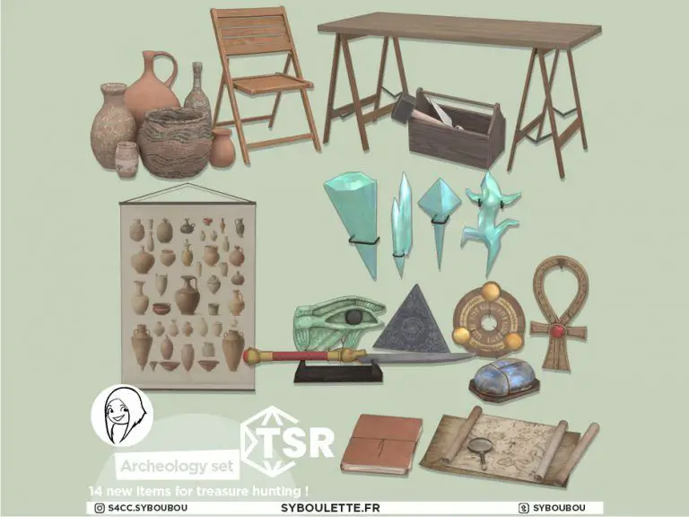 archeology cc sims 4 - Syboulette Custom Content for The Sims 4