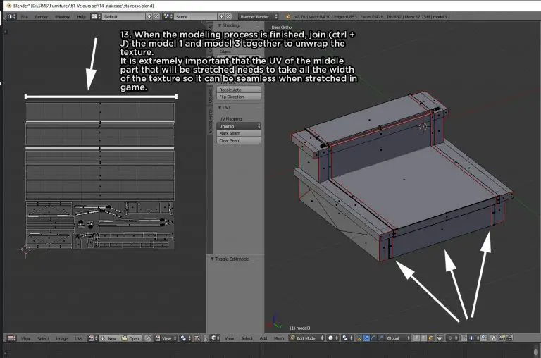 Tutorial: How to create a cc Stair for the SIms 4 – Syboulette Custom ...
