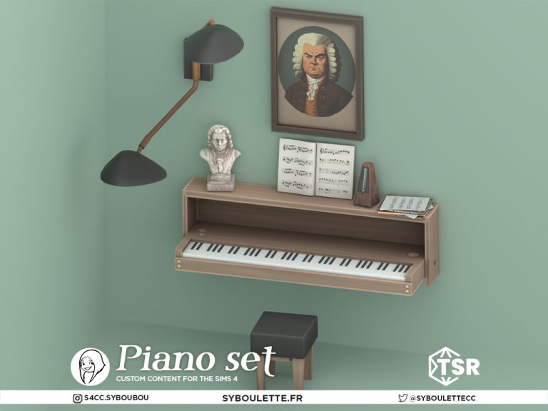 Piano cc sims 4 - Syboulette Custom Content for The Sims 4
