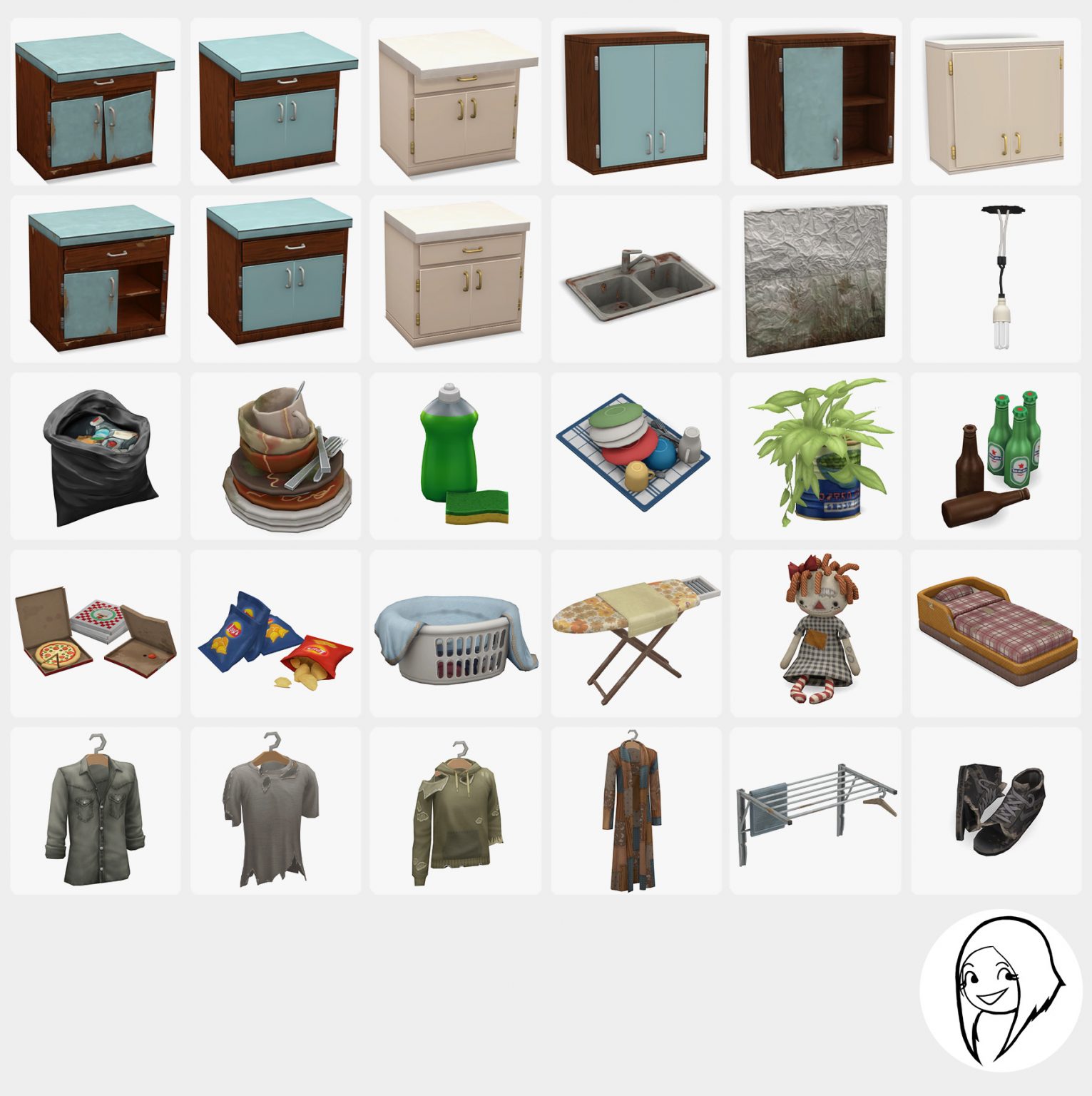 Scruff & Stuff worn cc sims 4 - Syboulette Custom Content for The Sims 4