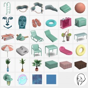 Splash & sass pool cc sims 4 - Syboulette Custom Content for The Sims 4