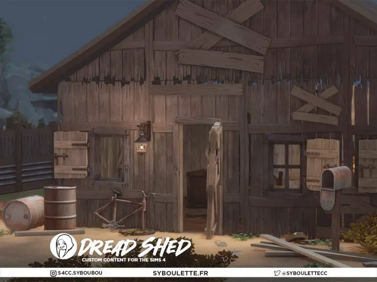Dread shed cc sims 4 - Syboulette Custom Content for The Sims 4